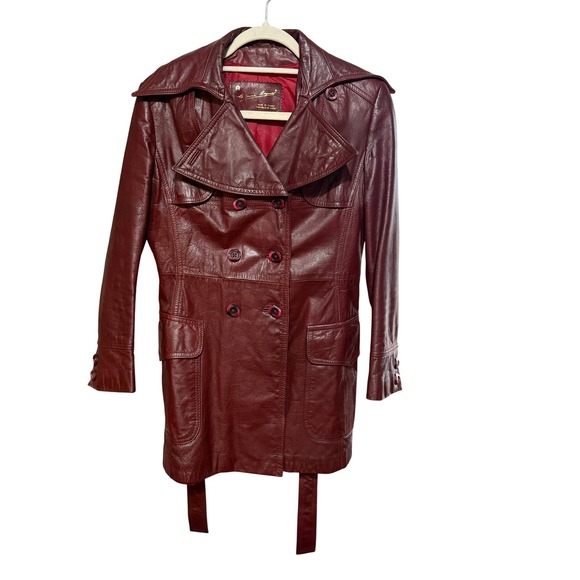 Etienne Aigner | Jackets & Coats | Vintage Etienne Aigner Burgundy ...